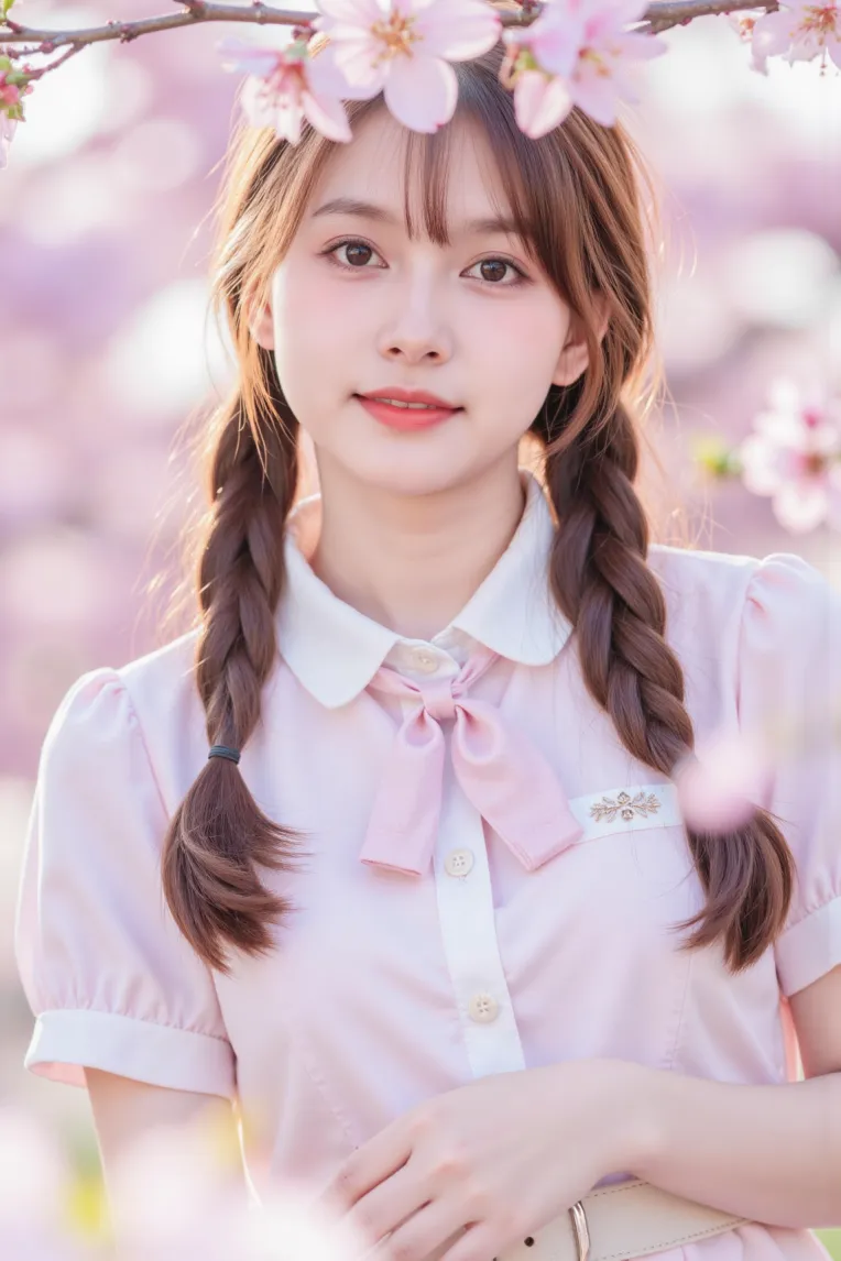 CCTT-Girl Under Sakura-Realistic-155-LoRA-Minh_CCTT-Shakker